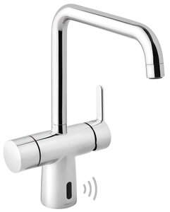 Silhouet Brushed Copper PVD Kitchen Mixer with Dishwasher Shut off valve [https://damixa.com]